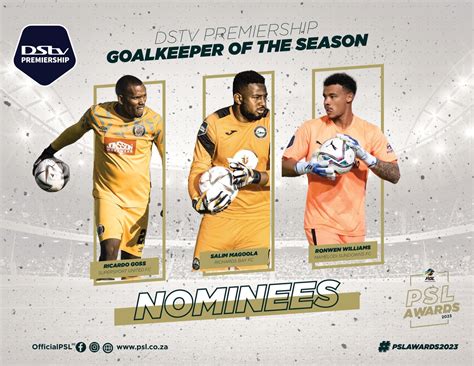 Nominees For The Psl Awards 2023 Rfootballafrica