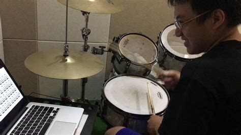 【爵士鼓手魷魚ken®】2016 08 教學😀 鼓手 ；爵士鼓練習1 1 Drum Cover Practice
