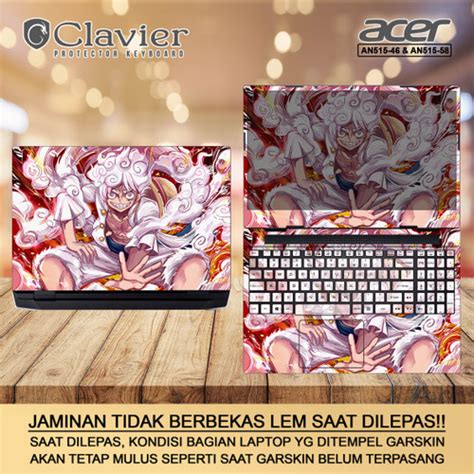 Jual Cover Garskin Laptop Acer Nitro 5 AN515 58 55E6 91T4 Transparan