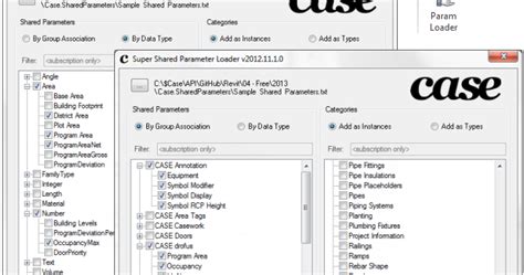 Revit Add Ons Free Super Shared Parameter Loader From Case Updated