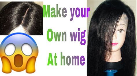 How To Create Your Own Wig At Home Youtube