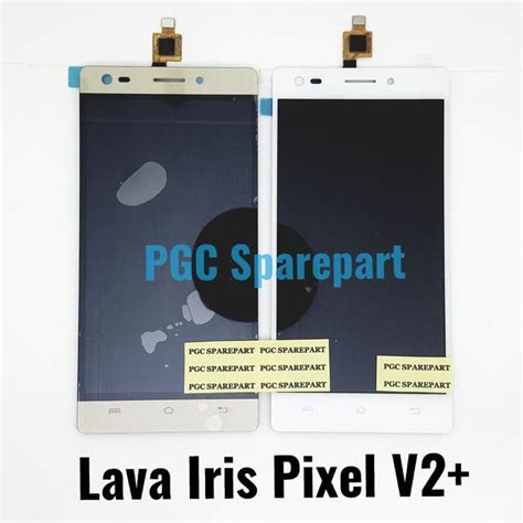 Jual LCD TOUCHSCREEN ORIGINAL OEM LCD TOUCHSCREEN FULLSET LAVA IRIS PIXEL V PLUS V KUNING