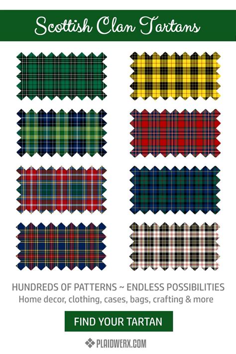 Clan Tartans Mac And Mc Tartan Pattern Plaid Pattern Irish Tartan