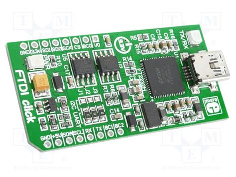 Ftdi Click Mikroe Click Board Prototype Board Comp Ft2232h