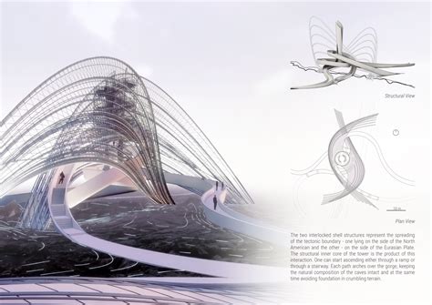 Architecture Project Interlocked Shell Structures Reflecting