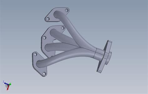 排气马尼沃尔德 SOLIDWORKS 2016 模型图纸免费下载 懒石网