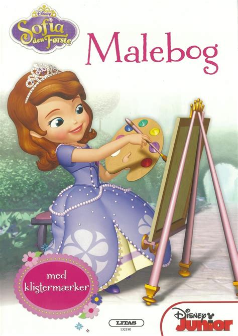 Sofia Den Første Malebog Med Klistermærker Kolli 6 Bog Hæftet