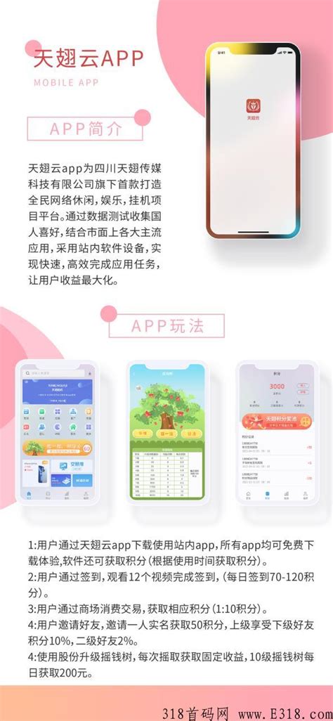 首码天翅云玩法多样交易积分获取收益 首码项目 647首码项目网