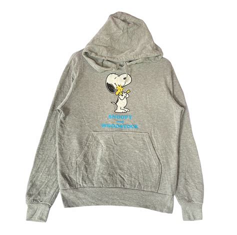 Vintage Rare Vintage Peanuts Snoopy Hoodie Sweatshirt Grailed