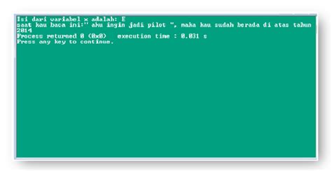 Hai Apa Kabar Contoh Kode Program C Untuk Tampilan Output