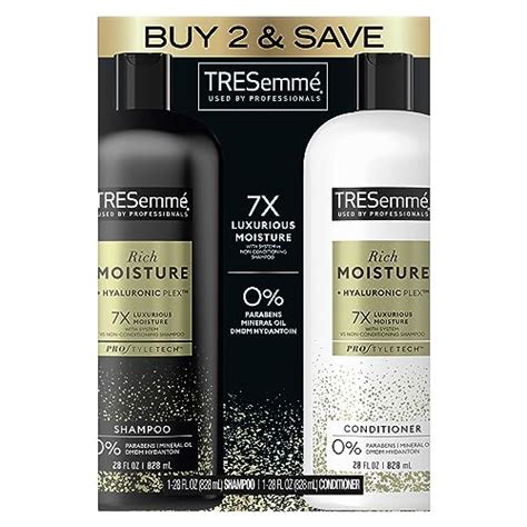 Set Of Tresemme Rich Moisture Shampoo And Conditioner With Vitamin E