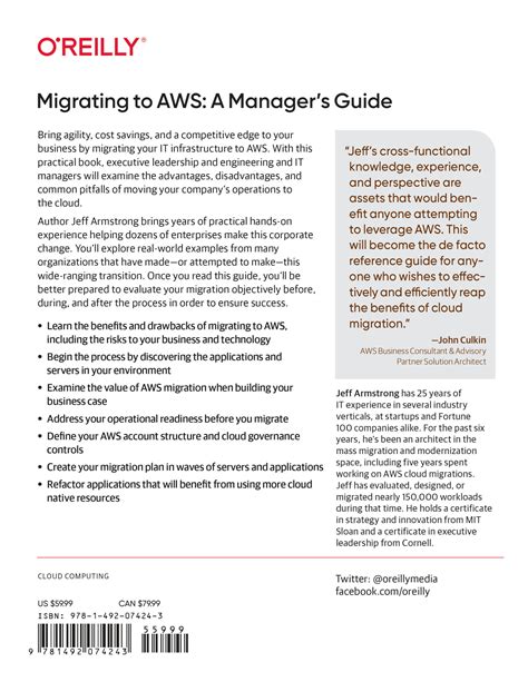 Solution Migrating To Aws A Manager S Guide How To Foster Agility