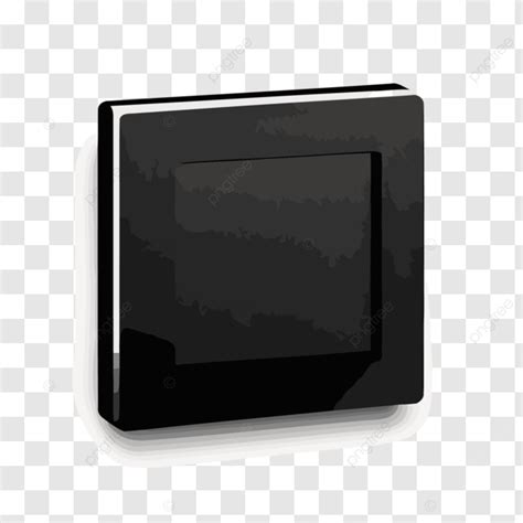 흰색 마감의 검정색 사각형 스위치 벡터 흰색 배경에 구독이라는 단순한 검은색 아이콘 그림자 없음 작은 프레임 중앙 Png 일러스트 및 벡터 에 대한 무료 다운로드