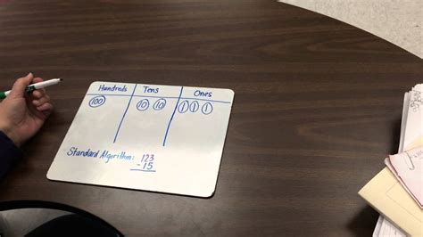 Subtraction With Place Value Disks 1 Youtube