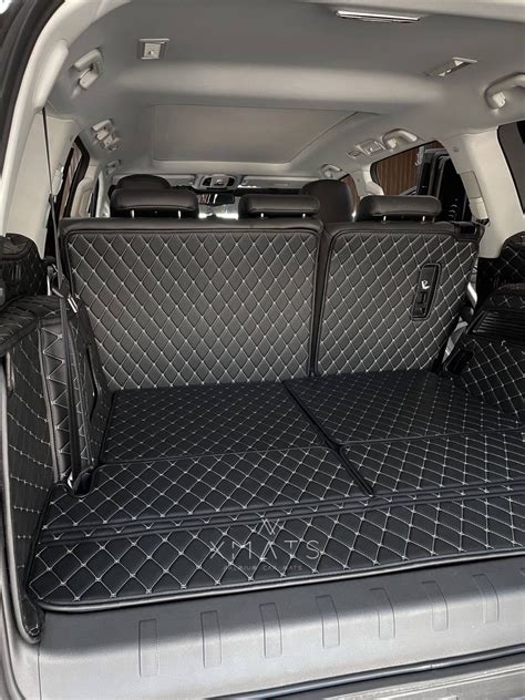 Коврики из экокожи в багажник на Haval H9. 3D коврики из экокожи в ...