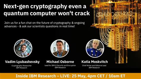 Next Gen Cryptography Even A Quantum Computer Wont Crack Youtube