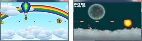 Two Versions Of Graphics For A Simple Xna Game Designed By Tuas
