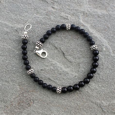Black Onyx Bracelet Etsy