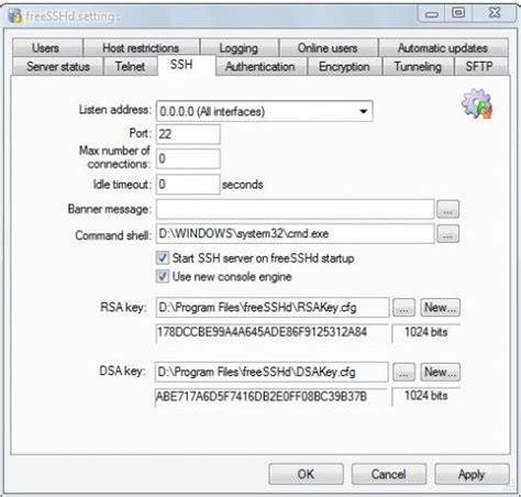 Freesshd Un Servidor Ssh Gratuito Para Windows