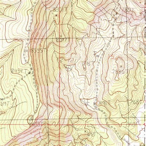Apache Mesa Nm 1983 24000 Scale Map By United States Geological