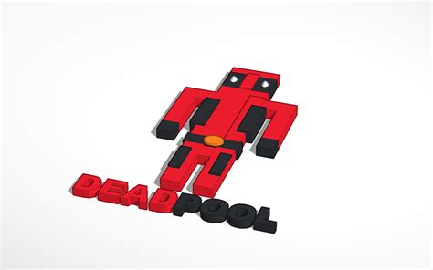 3d Design Deadpool Tinkercad