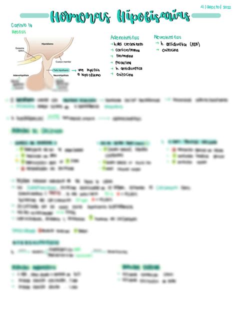 Solution Hormonas Hipofisarias Studypool