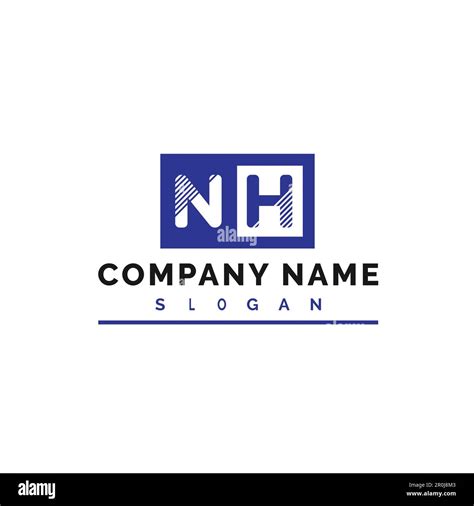 Nh Logo Design Nh Letter Logo Vector Illustration Vector Stock