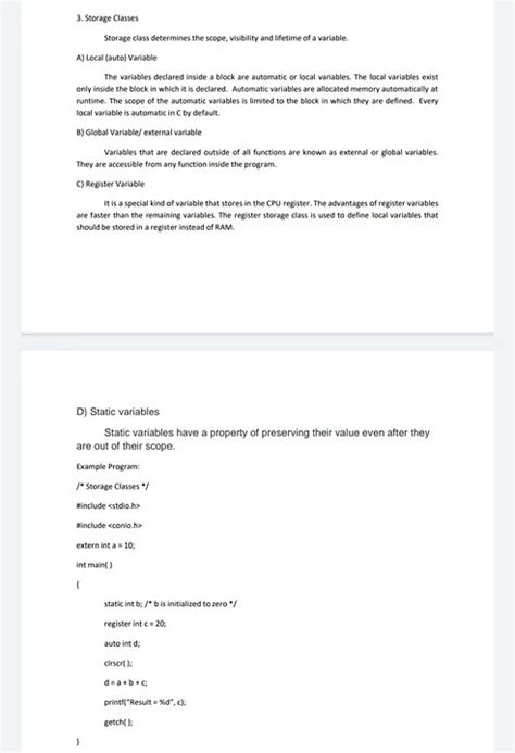 Storage Class Youtube
