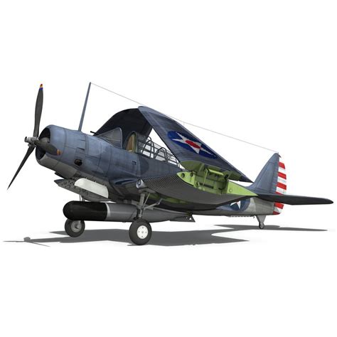 Douglas TDB 1 Devastator T1 3D Model By Panaristi