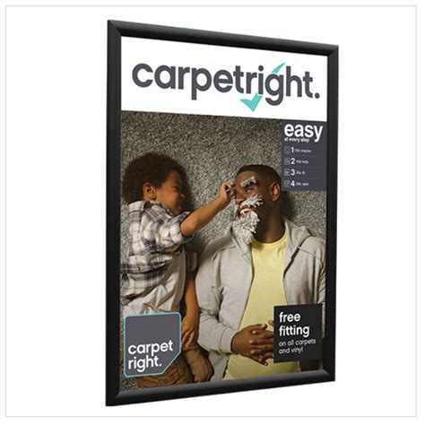 Coloured Edged Click Frames 15mm Signs Display Shop