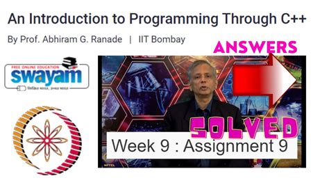An Introduction To Programming Through C NPTEL Week 9
