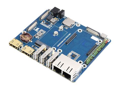 WIFI Dual ETH Base Board Mini Computer For Raspberry Pi Compute Module NOT Included M E