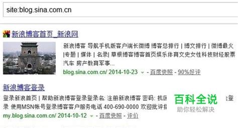 高级搜索指令site讲解 Site的用法实例介绍 【百科全说】