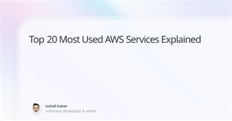 Top 20 Most Used Aws Services Explained Suhail Kakar