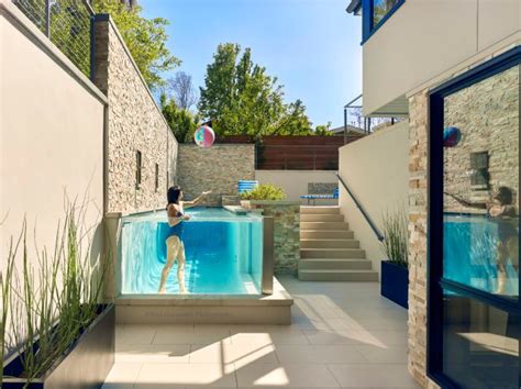 Glass Pool Fine Homebuilding