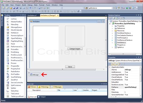 Cursos C PictureBox E OpenFileDialog