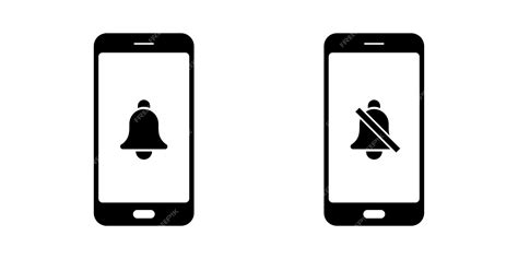 Premium Vector Silent Mode Or Vibration Mode On Smartphone Mute Sign