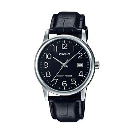 Casio 卡西歐 指針皮革男錶mtp V002l 1b Pchome 24h購物
