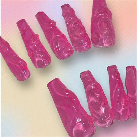 Jelly Press On Nails Etsy