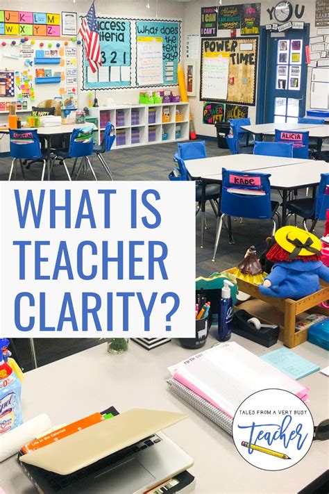 6 Ways To Practice Teacher Clarity In Your Classroom Artofit