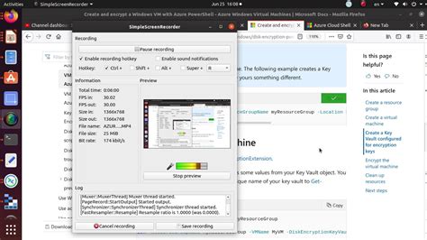 Azure Create And Encrypt A Windows Virtual Machine In Azure With Powershell Youtube