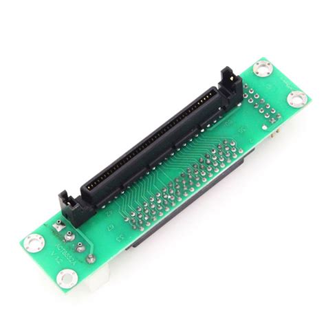 Scsi Sca 80pin To 68pin Female Ultra Scsi Iiiii Lvd Se Adapter Scsi 80