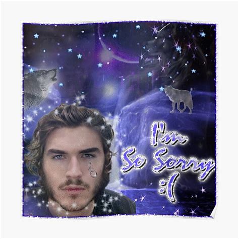 Jschlatt Im So Sorry  Still Poster For Sale By Milksock3 Redbubble