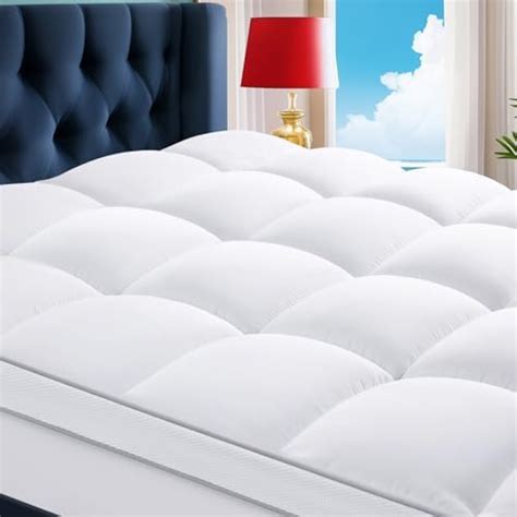 Chopinmoon King Mattress Topper Extra Thick Mattress Pad Plush Pillow
