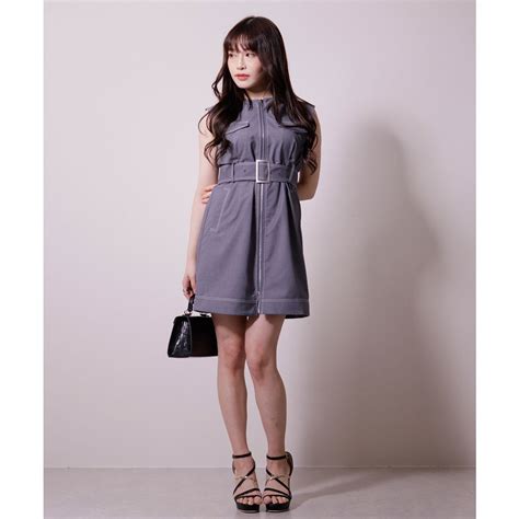 リップサービス Lip Service フロントzipノースリワンピース （インディゴ） ファッション通販 Fashion Walker
