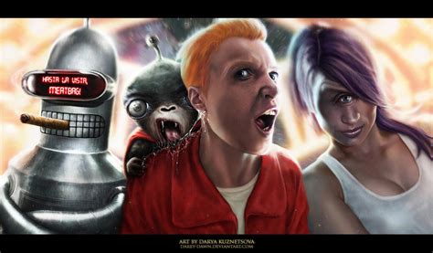 Realistic Futurama Characters