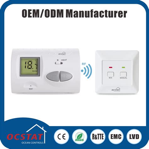 Wireless Digital Thermostat 868mhz Radio Frequency Wireless Non
