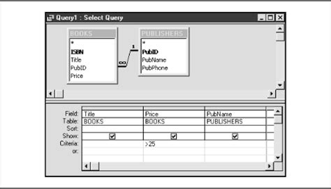 Design View Access Database