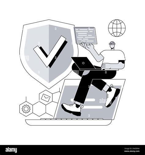 Privacy Engineering Abstract Concept Vector Illustration Security