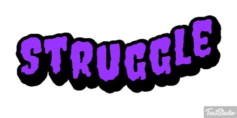 Struggle Word Animated  Logo Designs